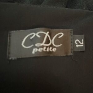CDC | Dresses | Cdc Black And Rose Red Embroidered Cocktail Dress Nwot ...